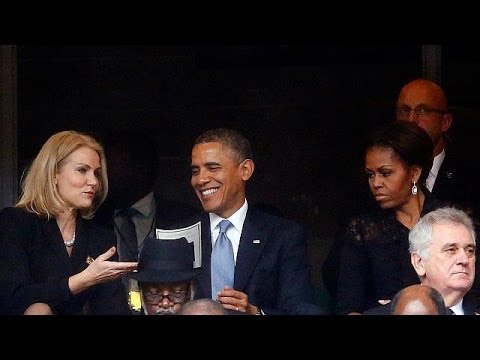 Mandela cenazesindeki sahte çevirmen ve kıskanç First Lady sosyal medyayı salladı