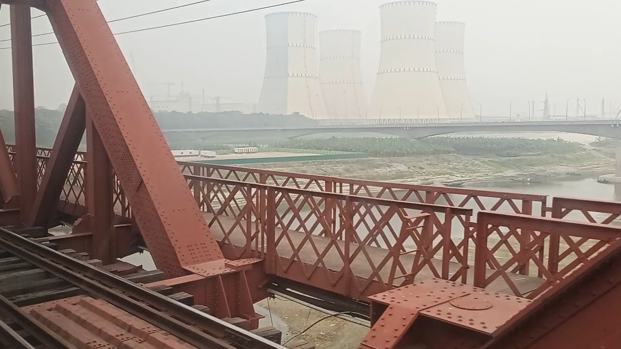 Iconic Harding & Pakshi bridge + Ruppur Nuclear plant in one video ...