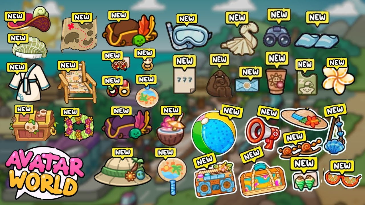 ALL ISLAND GIFTS NEW UPDATE 😍 AND SECRETS IN AVATAR WORLD - YouTube