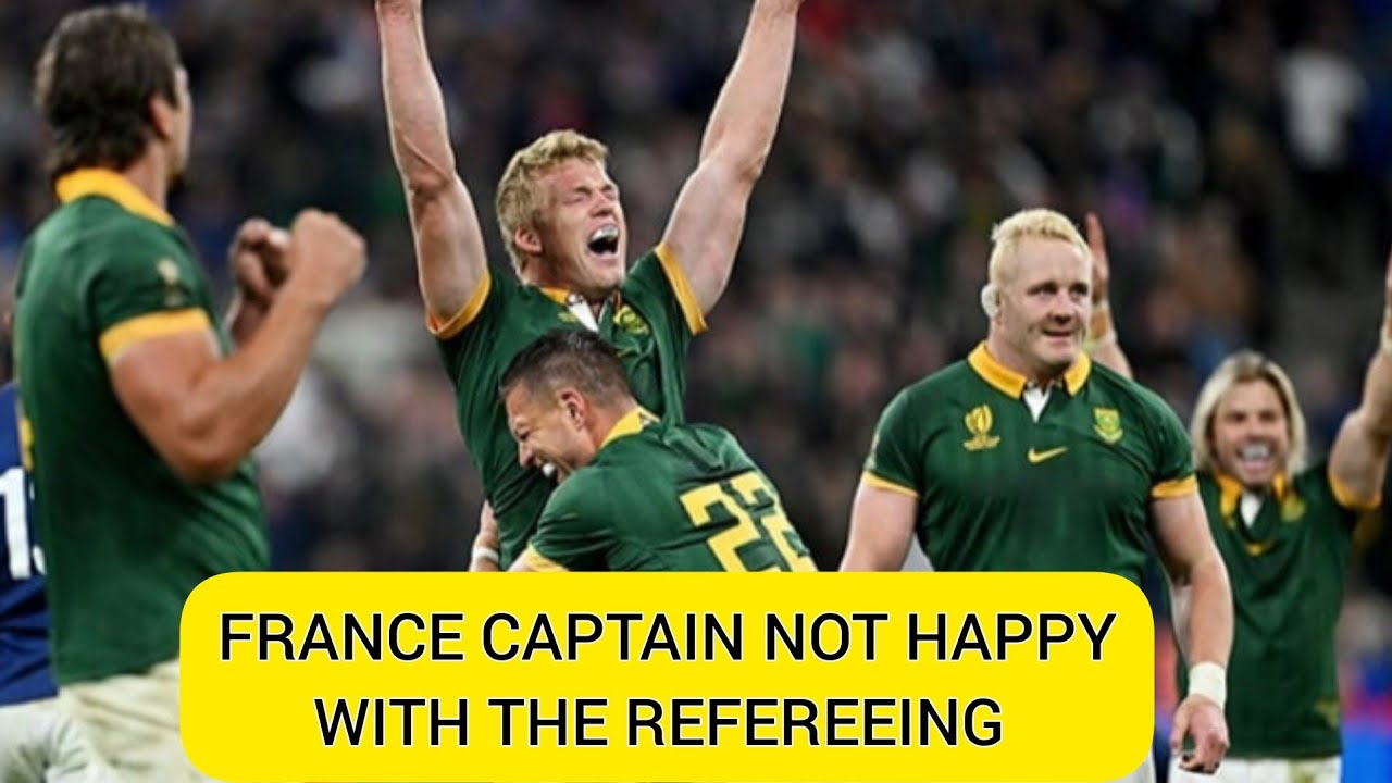 FRANCE CAPTAIN Mr DUPONT ‘DIDN'T ’t THINK REFEREEING WAS AT THE LEVEL ...