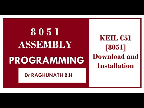 #BECL456A Keil c51 [8051] Download and installation - Microcontroller Lab BECL456A 4th sem - YouTube