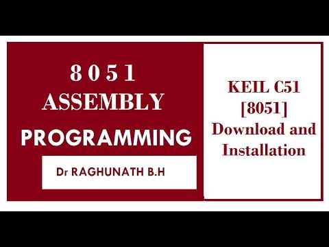 Keil c51 [8051] Download and installation - Microcontroller Lab 18ECL47 4th sem - YouTube