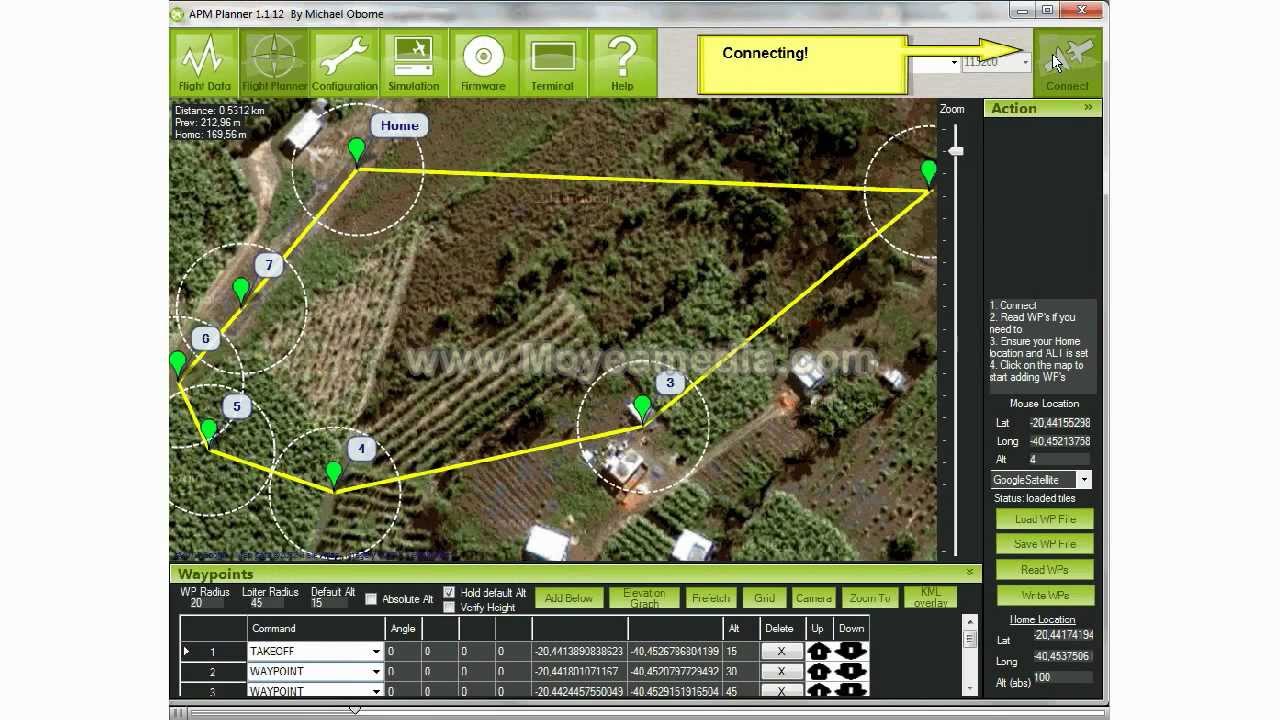 ArduPlane SITL simulation - YouTube