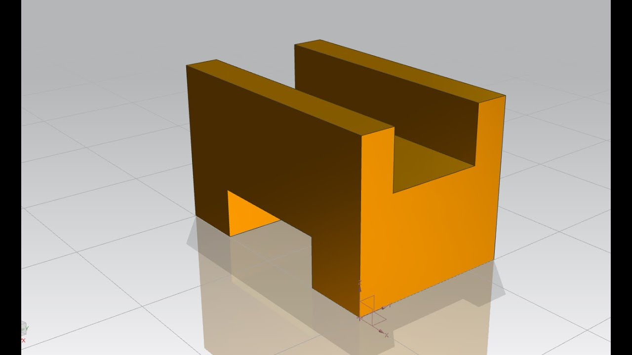 CAD 3D modeling steps - YouTube