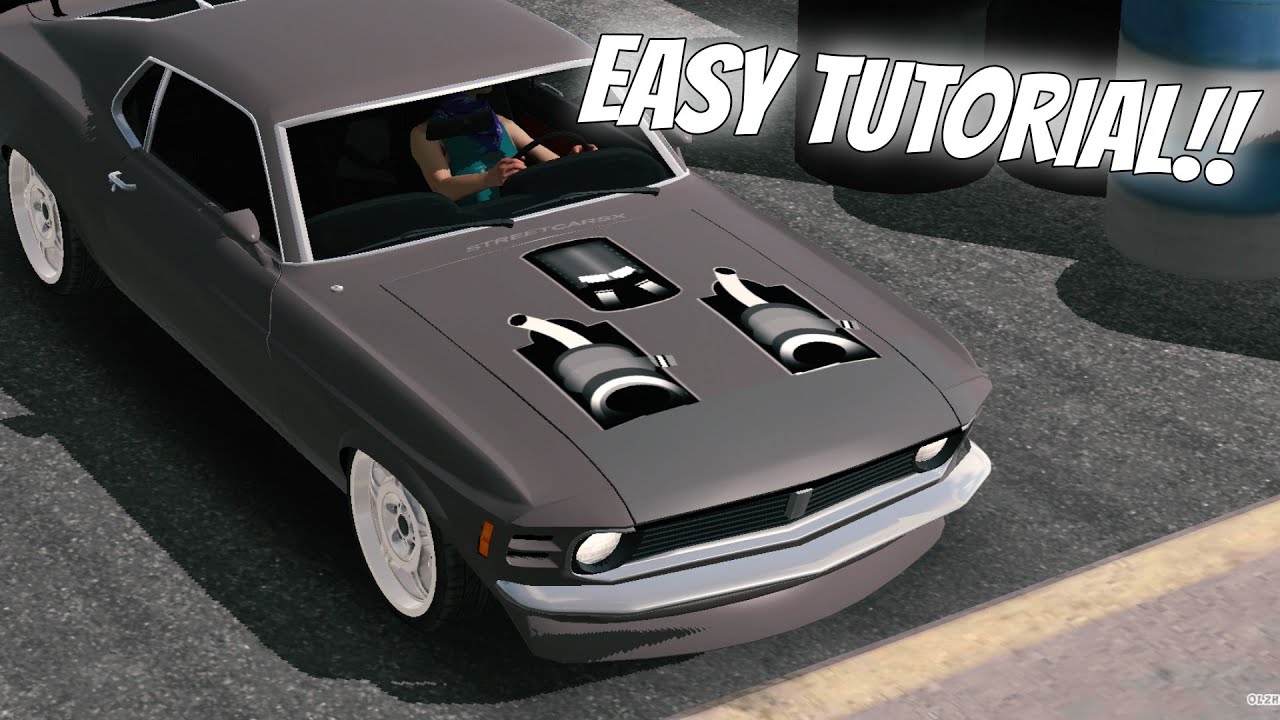 Ford Mustang Boss 429 Modified Hood Tutorial |Easy Open Hood Design ...