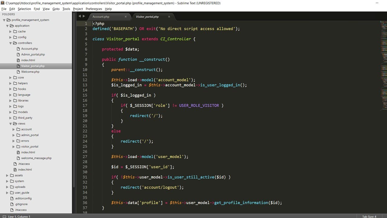 Part 6 Retrieve Profile Information Codeigniter 3 And Bootstrap 3 Youtube