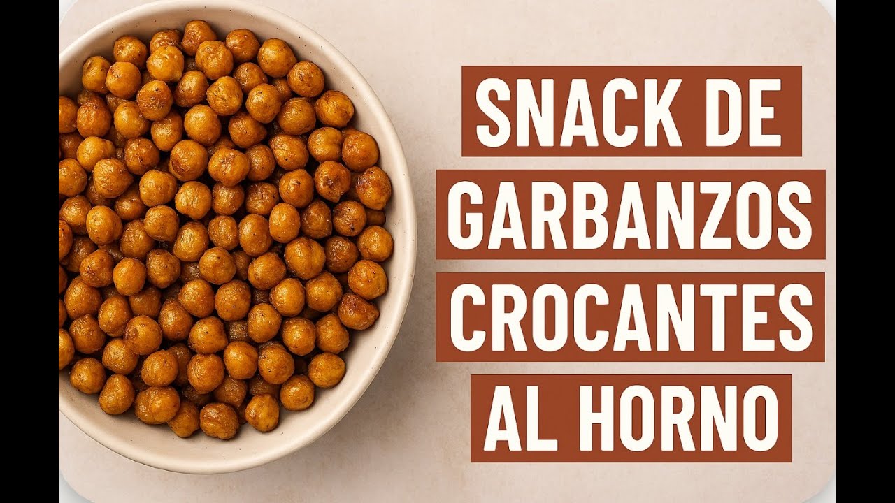 Snack de Garbanzos Crocantes al Horno | Fácil, Saludable y Adictivo ...