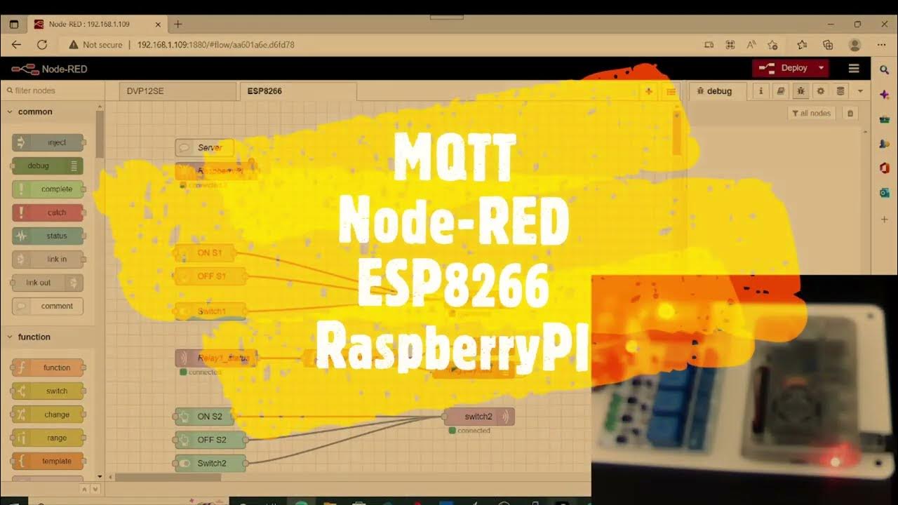 MQTT with ESP8266 & RaspberryPI - YouTube