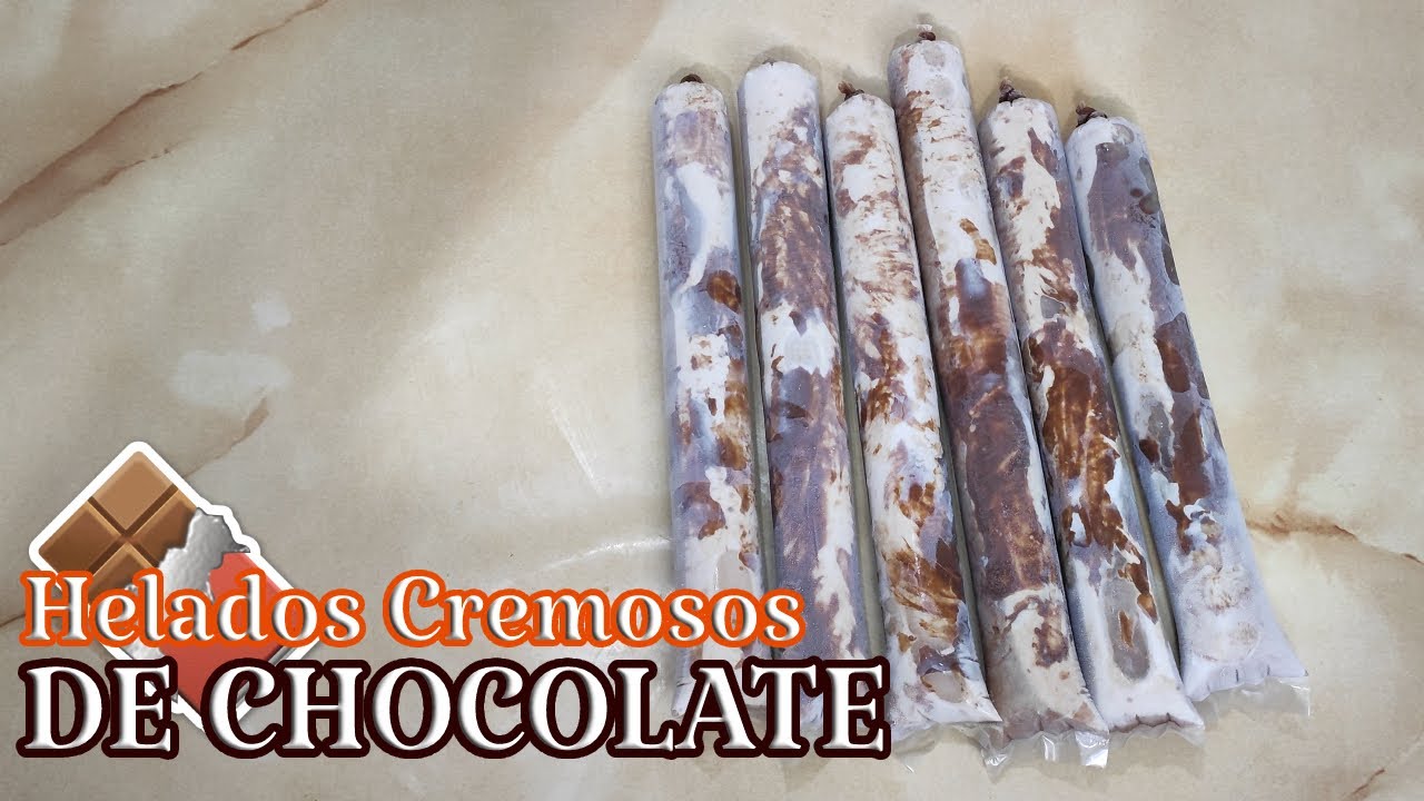 🍫Bolis Cremosos De Chocolate Para Negocio 💰 Helados Cremosos 🍫 ...