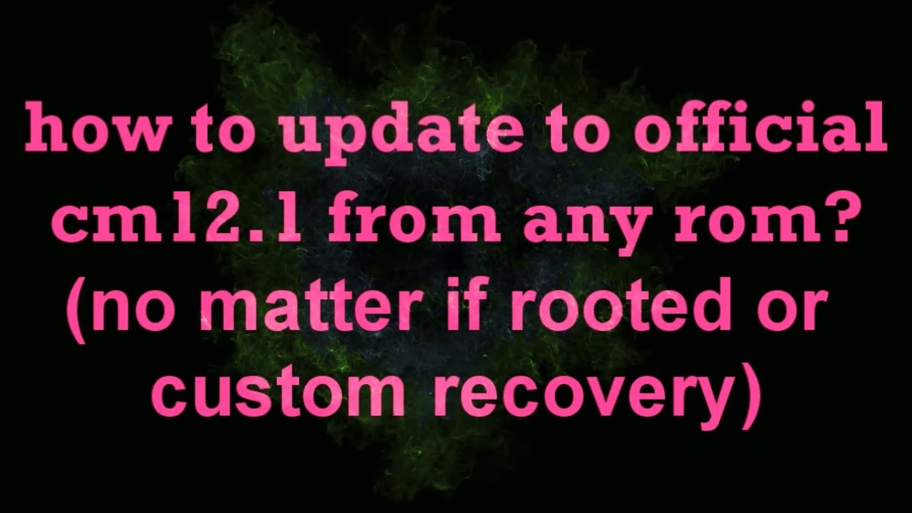 Install CM12.1 FROM ANY ROM IN YUREKA/YUREKA+ - YouTube
