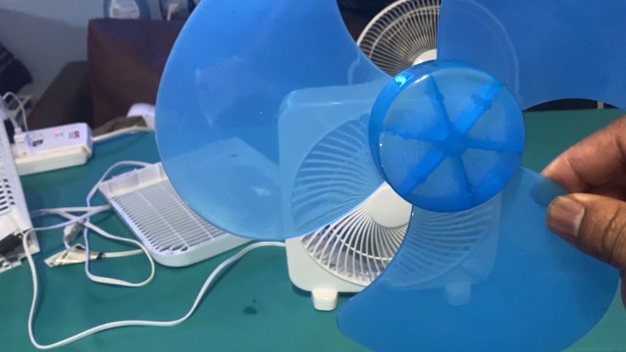 Blade swapping out the new box fan part 2 - YouTube