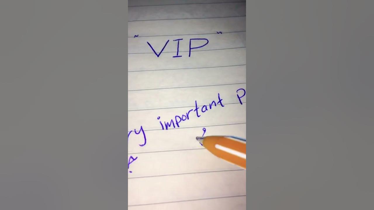 ما معنى Vip ڤي آي بي بالانجليزي 🤔 Youtube