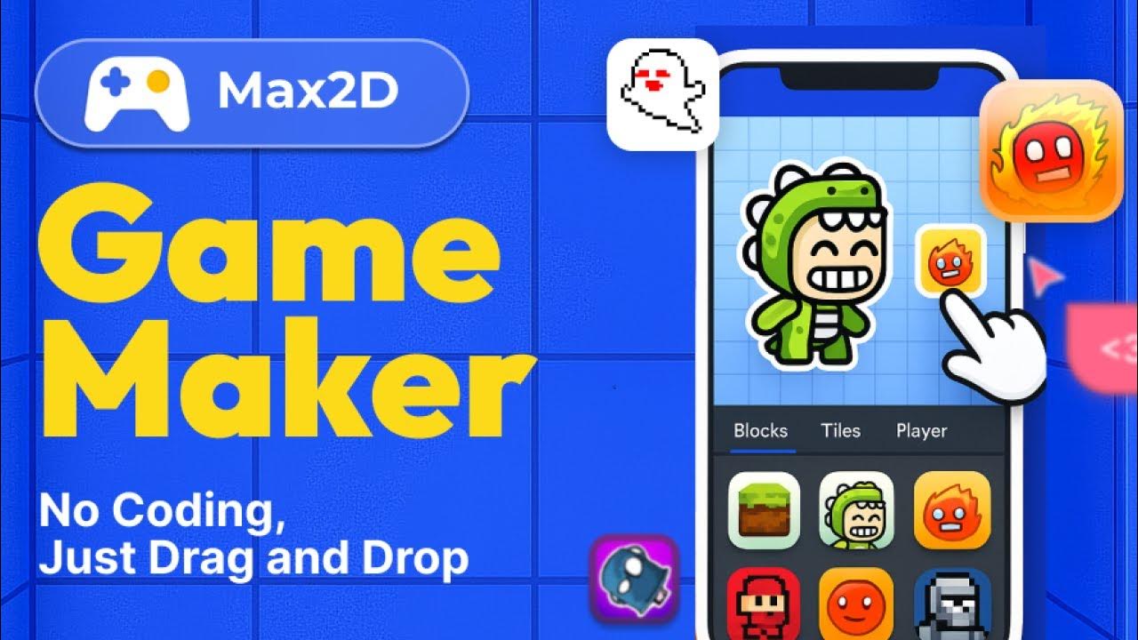 Max2D Game Making App for Smartphones. - YouTube
