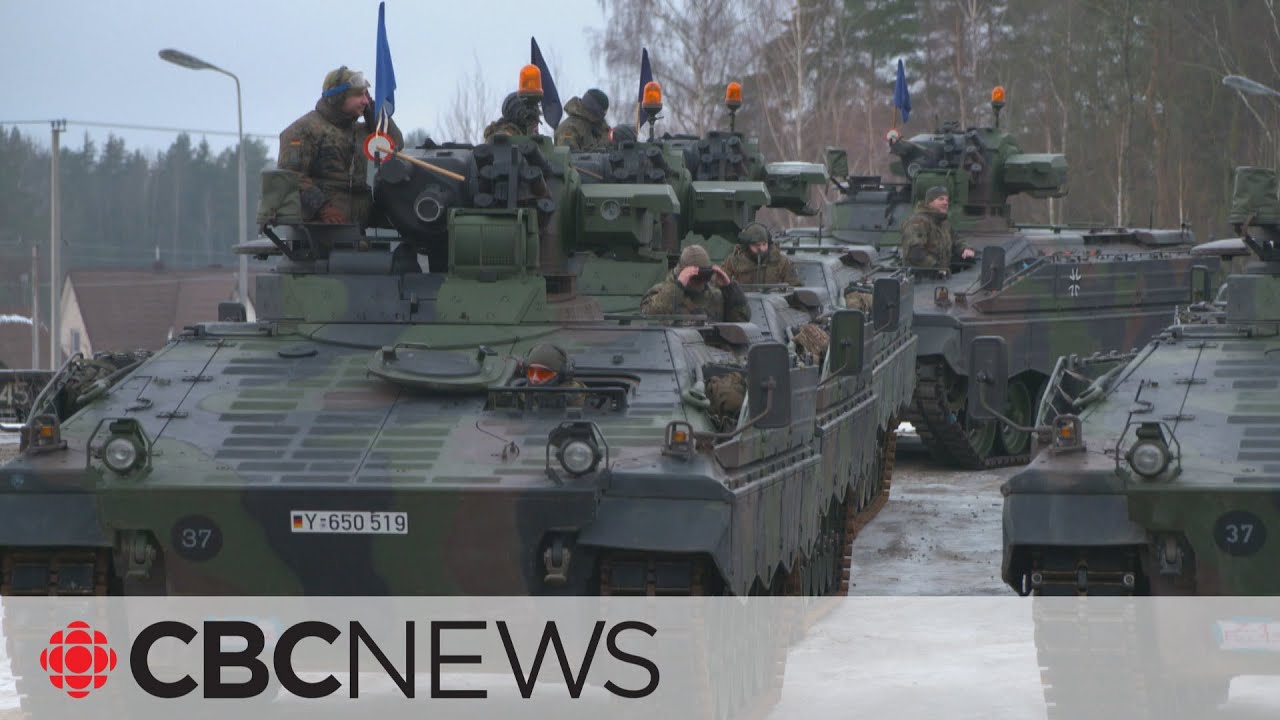 First-hand look at German military base in Lithuania - YouTube