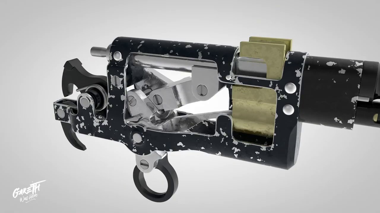 Mecanismo de revolver, como funciona um revolver? - YouTube