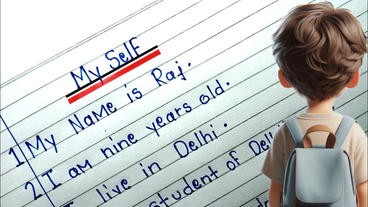 Myself 10 lines essay | my self introduction in English l my self ...