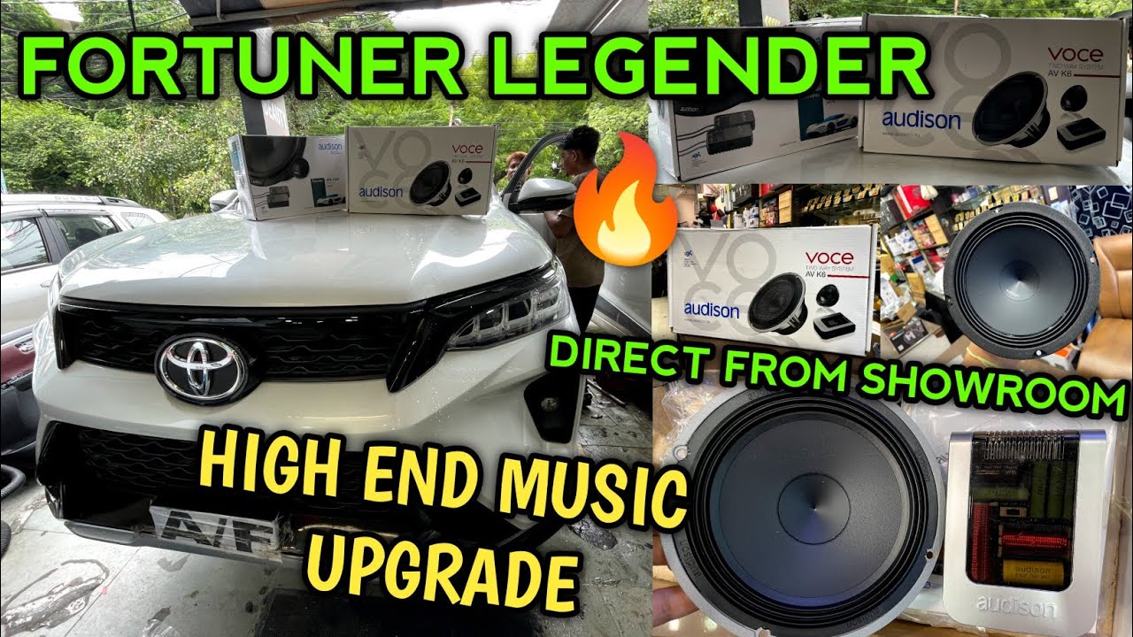 Fortuner Legender High End Music System ️| Branded car Accessories Car ...