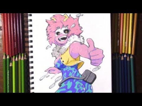 Drawing Mina Ashido (My Hero Academia) - YouTube
