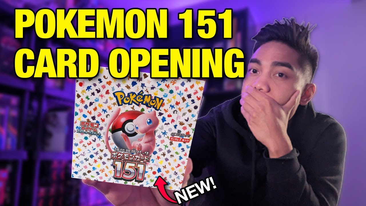 Opening Japanese Pokemon 151 TCG Booster Box - YouTube