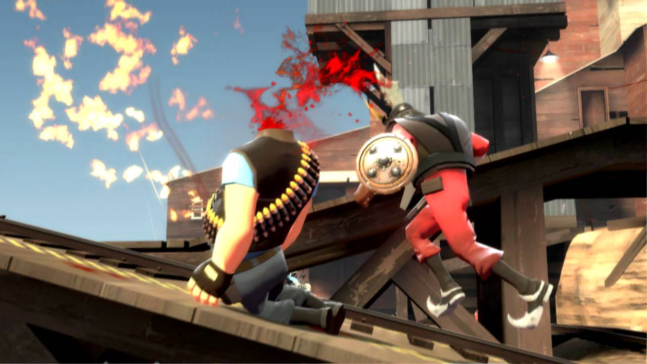 heavy pyro airfight - YouTube