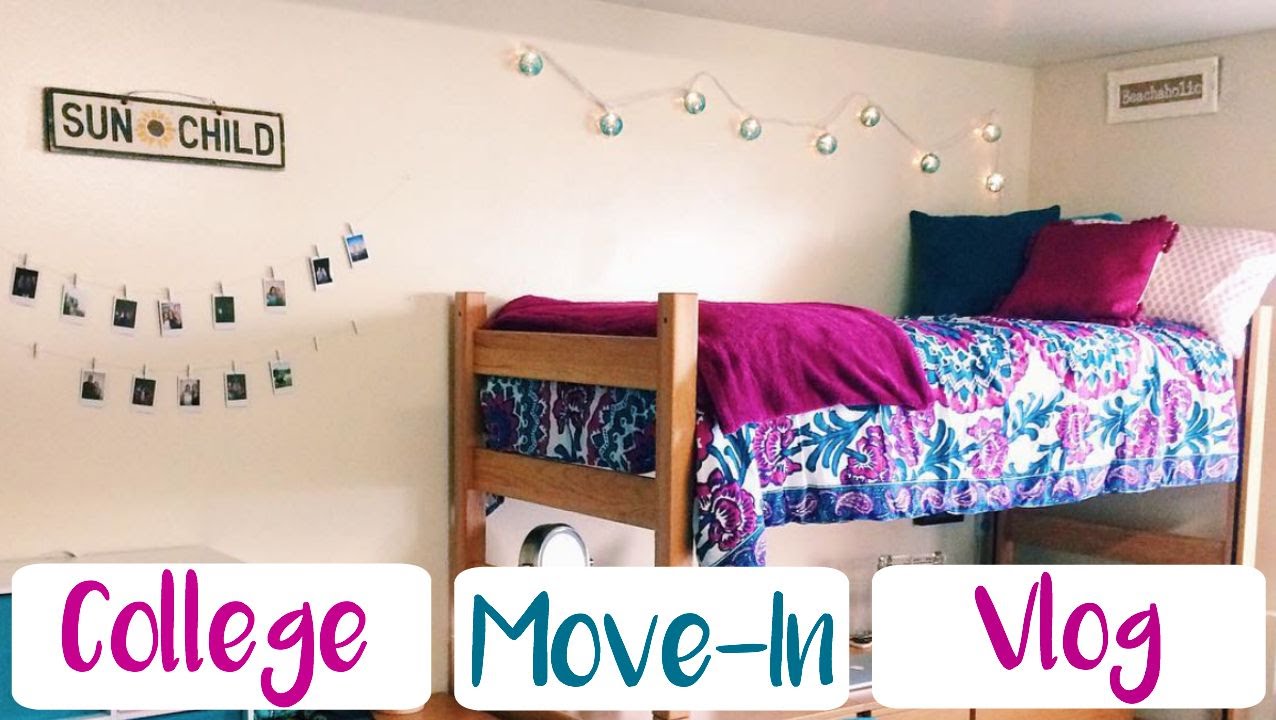 College Move In Day Vlog Tasha Farsaci Youtube