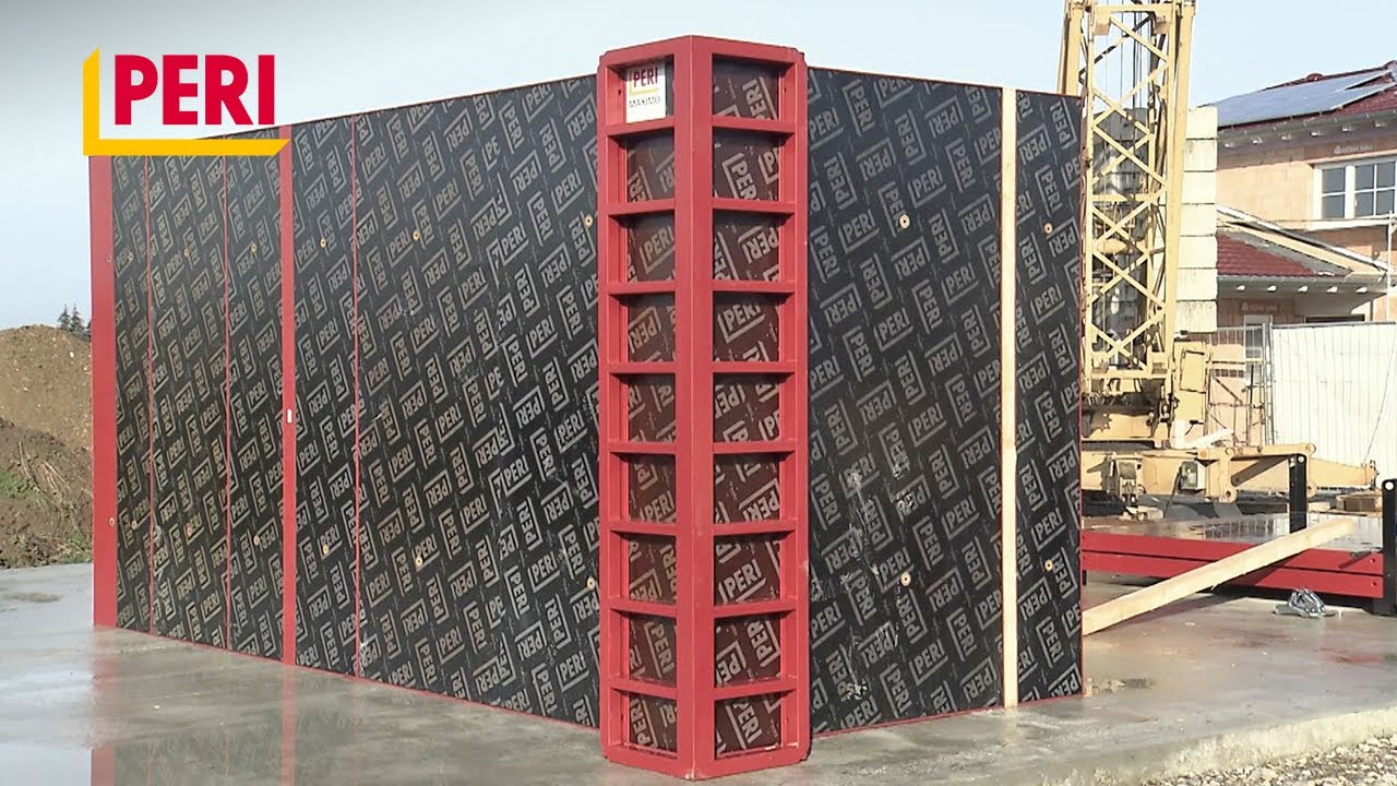 ANWENDUNG | PERI MAXIMO Rahmenschalung - Ecken - YouTube