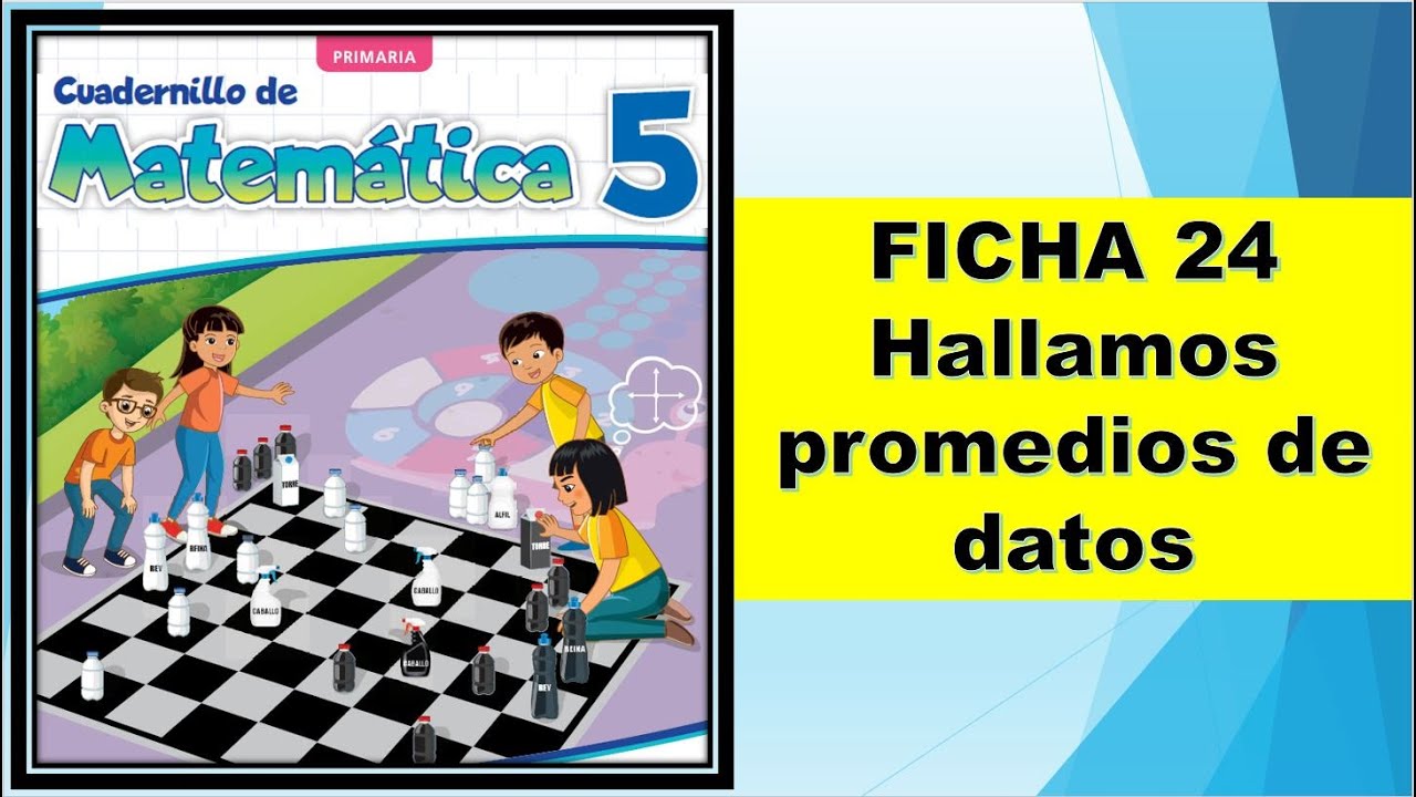 FICHA 24 Hallamos promedios de datos - YouTube