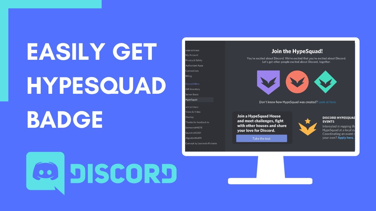 How to Get HypeSquad Badge on Discord ! - YouTube