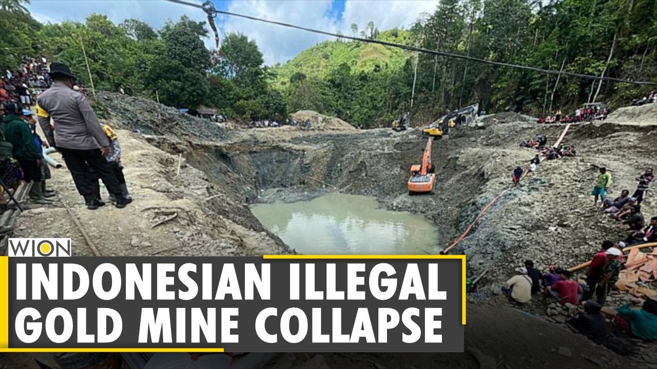 Indonesia: 23 trapped in mine collapse | Sulawesi Island | Indonesian ...