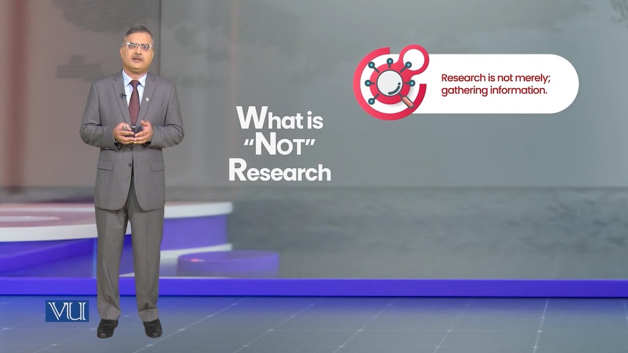 What is "Not" Research | Research Methods in Education | EDU407 ...