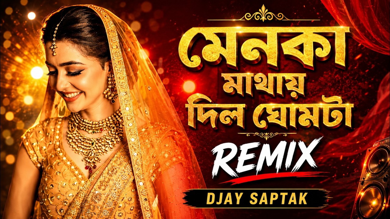Menoka Mathay Dilo Ghomta (Tribal Tech Remix) | DJay Saptak | Bengali ...