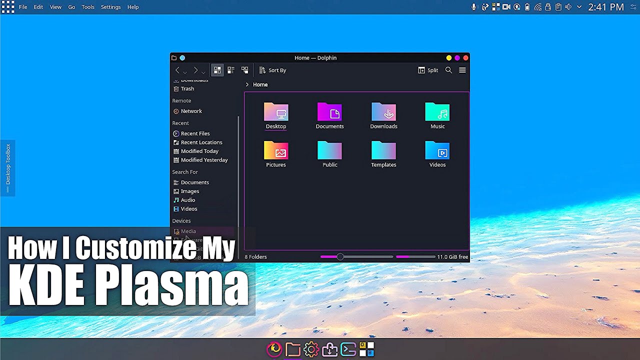 How i customize my kde plasma - YouTube