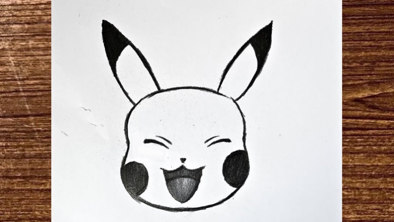 How to draw Pikachu for beginners || Easy drawing ideas step by step ...