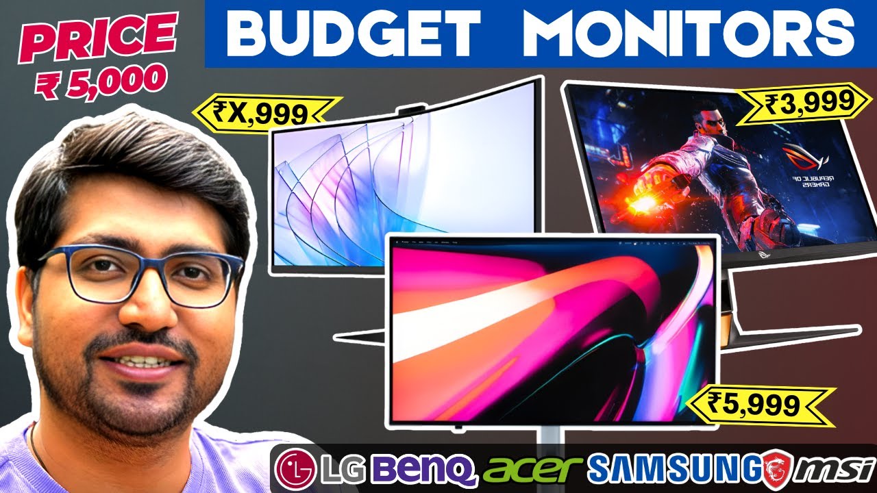 [NEW 2025]🔥Best Monitor Under 5000🔥Best Monitor Under 6000🔥🖥️ Gaming ...