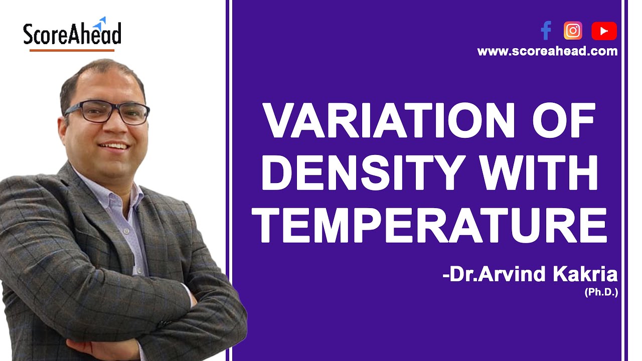 291 Variation of Density with Temperature - YouTube