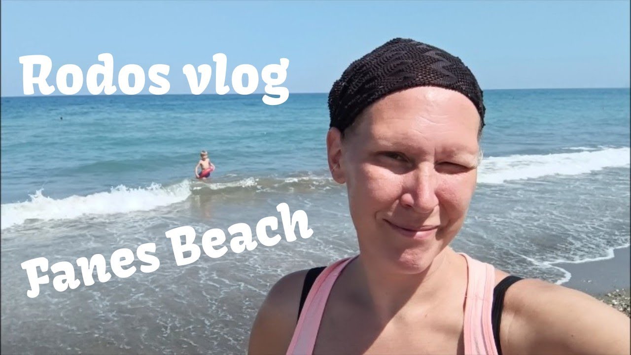 Fun at Fanes Beach | Rhodes vlog - YouTube