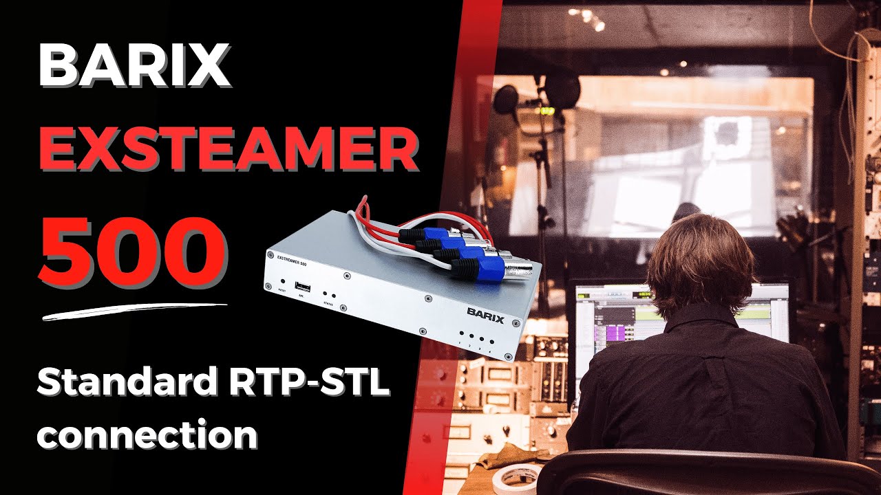 Barix Exstreamer500 - Standard RTP-STL connection - YouTube
