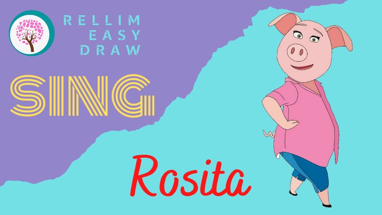 Digital Easy Draw Rosita from Sing. #sing #sing2 #buster #koala #johnny ...