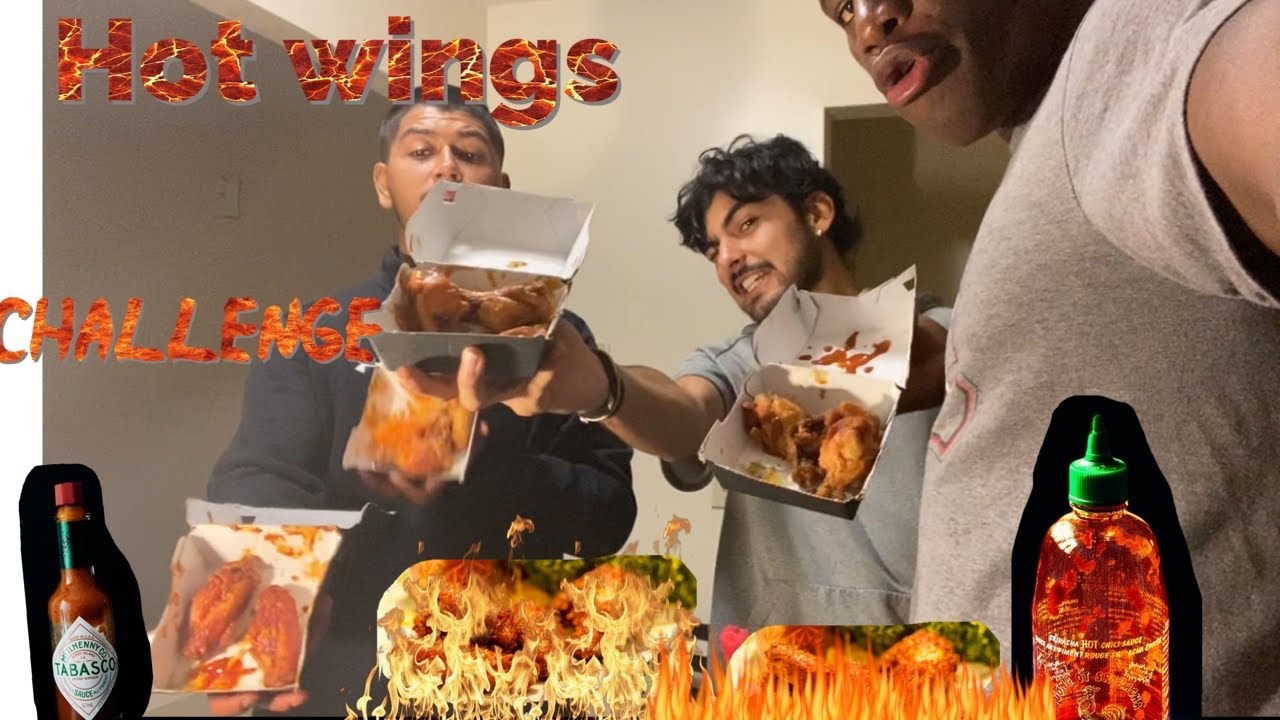 HOT WINGS Challenge * too Spicy he was crying * (Must watch🌶🔥) - YouTube