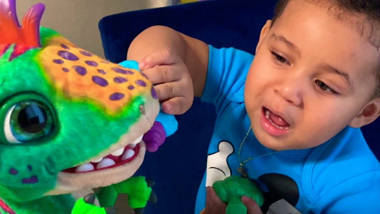 Munchin’ Rex Baby Dino Pet By FurReal Hottest New Toy 2019 2020 Talking ...
