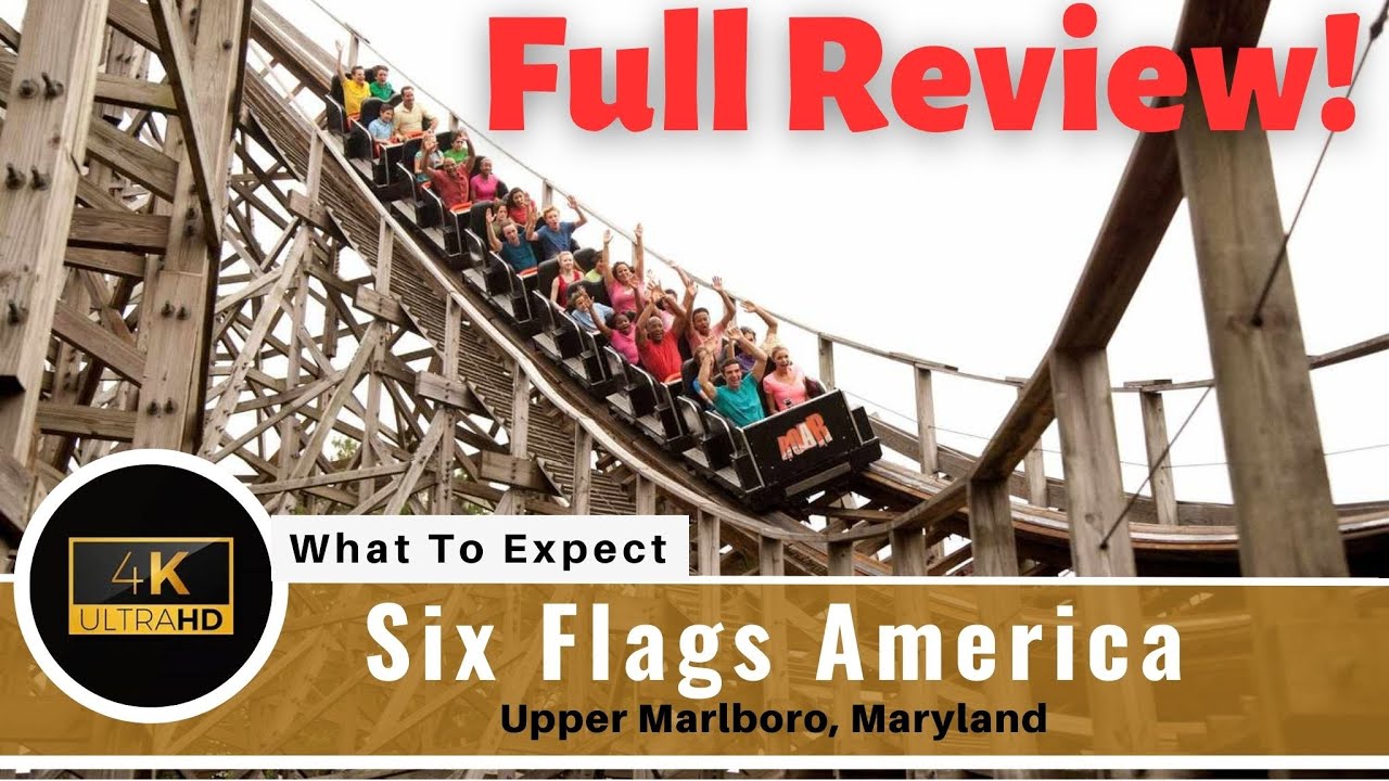 Six Flags America - Washington DC - Maryland - Theme Park - Upper ...