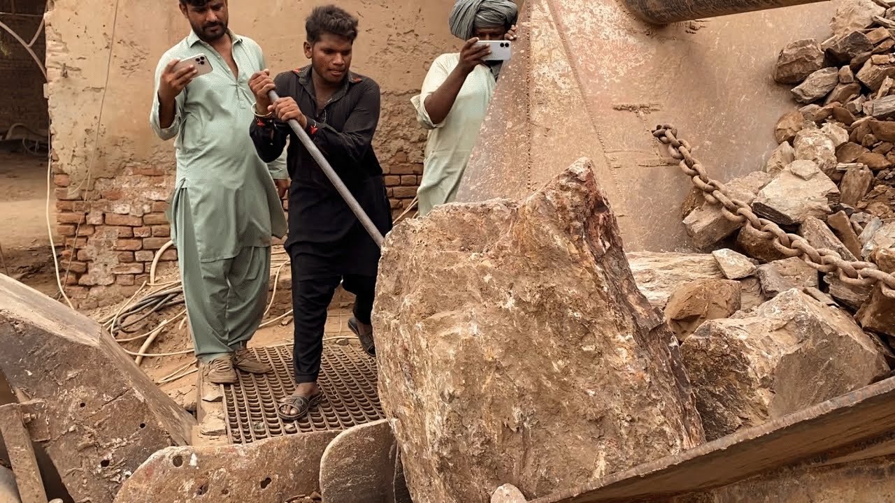 Super Giant Rocks Crushing | Satisfying Stone Crushing Process | Rock ...