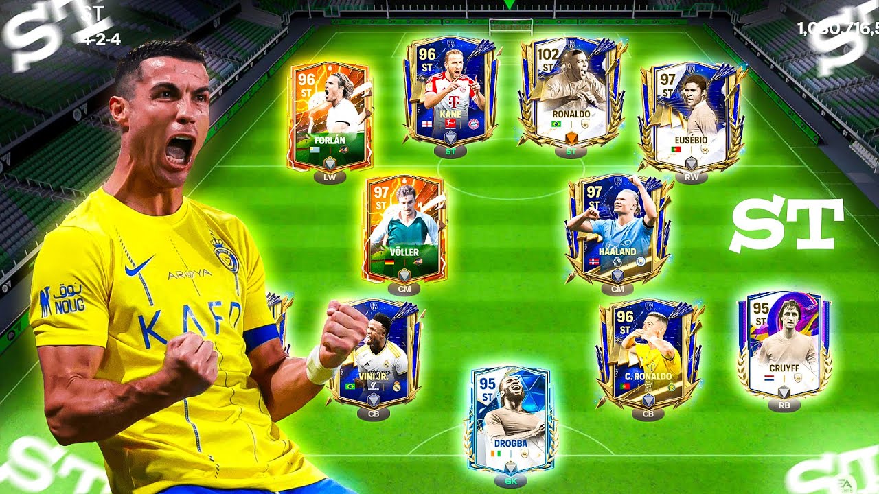 I Made Highest Rated ST (Strikers) Squad Builder! Ronaldo, Haaland, R9 ...