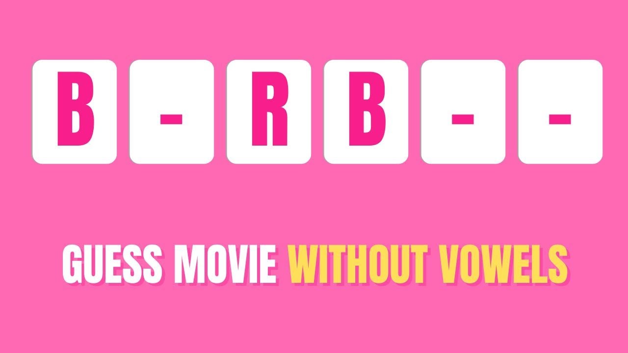 ULTIMATE Movie Title Challenge: Can You Read Without Vowels? 85 MOVIES ...