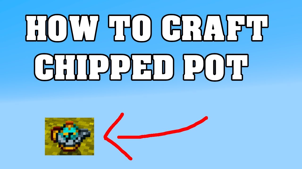 HOW TO CRAFT CHIPPED POT in Minecraft Cobblemon - YouTube