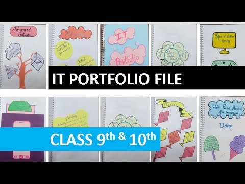 IT portfolio file Class IX & X - YouTube
