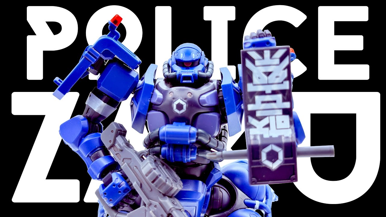 TO PROTECT AND SERVE (ZEON) | HG Police Zaku UNBOXING & REVIEW [4K ...