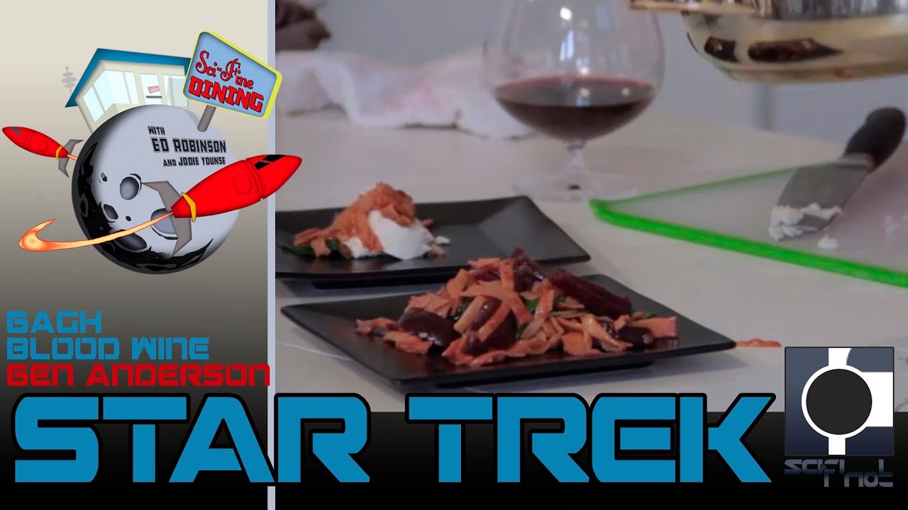 Star Trek: Making Klingon Gagh and Blood Wine w/ Gen Anderson from ...