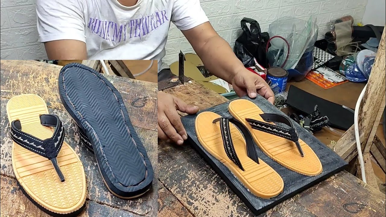 jahit tapak sandal biar kuat - YouTube