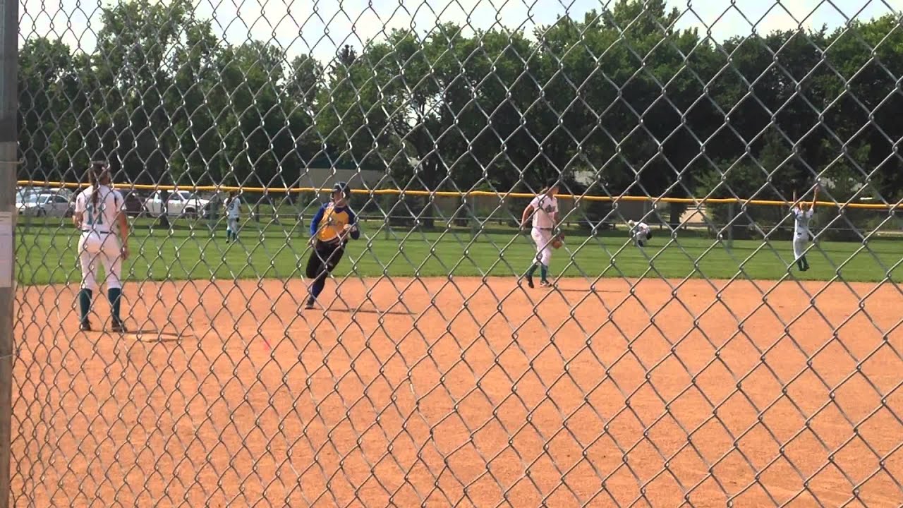 Rylee running home from first vs(PA) clip 17 - YouTube